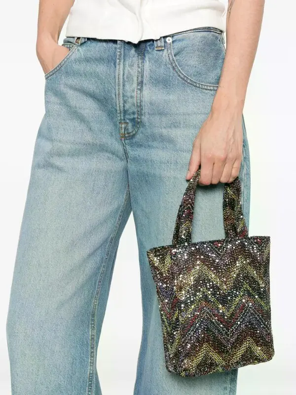 Missoni Mini Caperdoni Sequin Chevron Tote