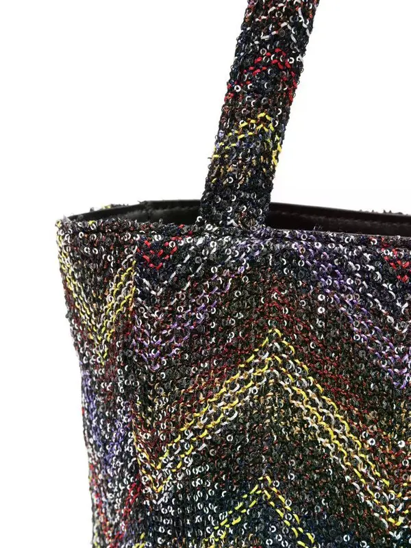 Missoni Mini Caperdoni Sequin Chevron Tote