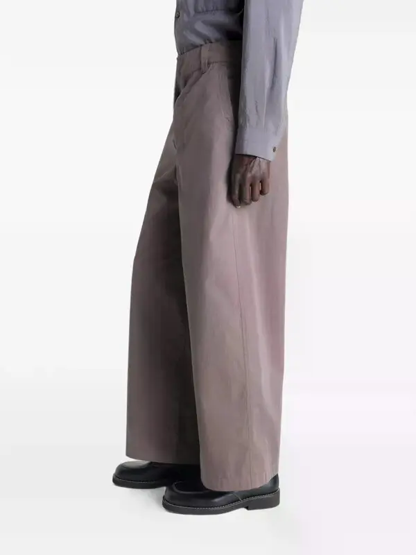 LEMAIRE Wide-leg Trousers - Brown