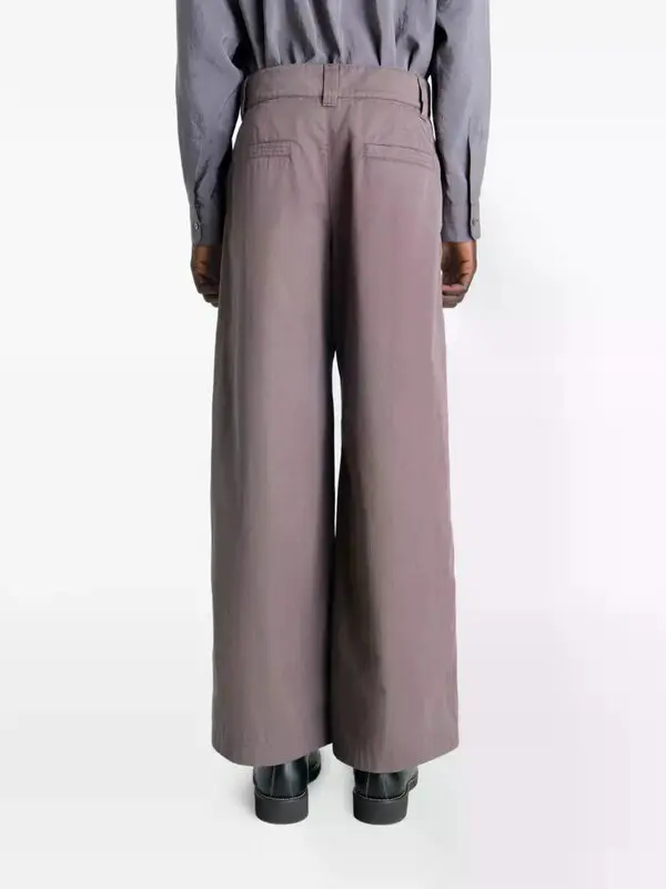LEMAIRE Wide-leg Trousers - Brown