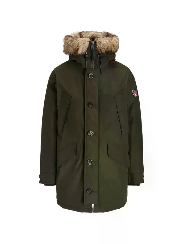 Polo Ralph Lauren Fur-trim Hooded Jacket - Green