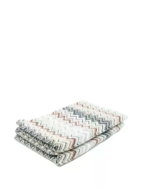 Missoni Forest Zig-zag Fringed Throw - Neutrals