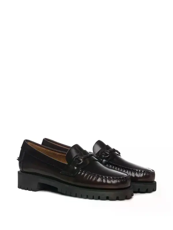 SEBAGO Ring Detail Loafers - Brown