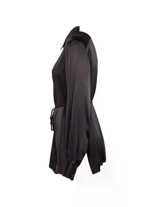 SEMICOUTURE Button-up Tie-belt Shirt