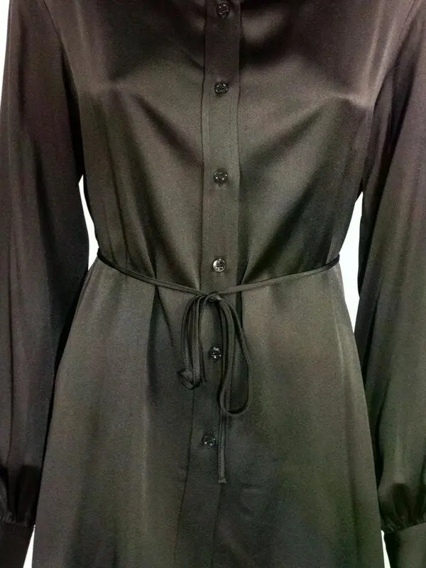 SEMICOUTURE Button-up Tie-belt Shirt