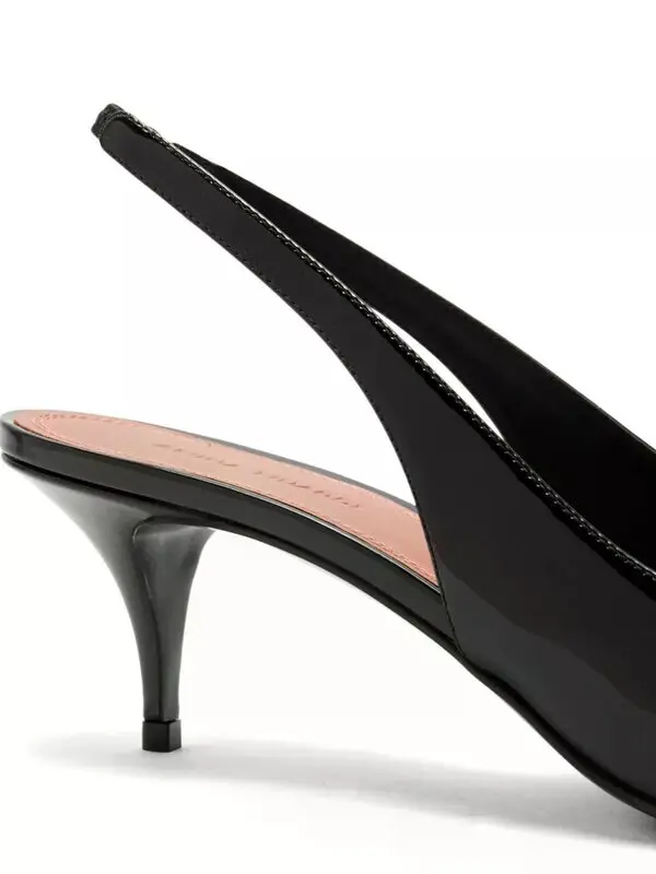 Amina Muaddi Anok Slingback Pumps - Black