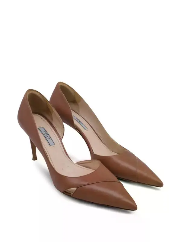 Prada D'orsay Pointed-toe Pumps