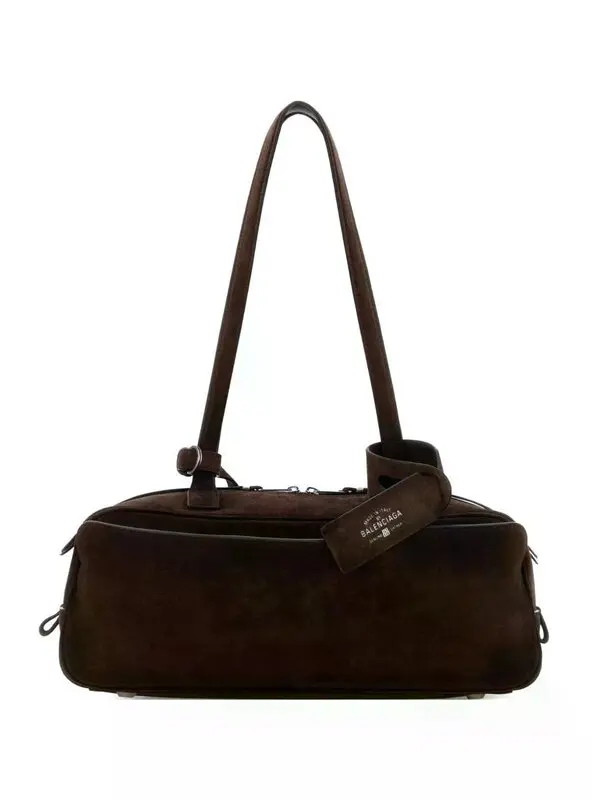Balenciaga Small Carrie Shoulder Bag - Brown