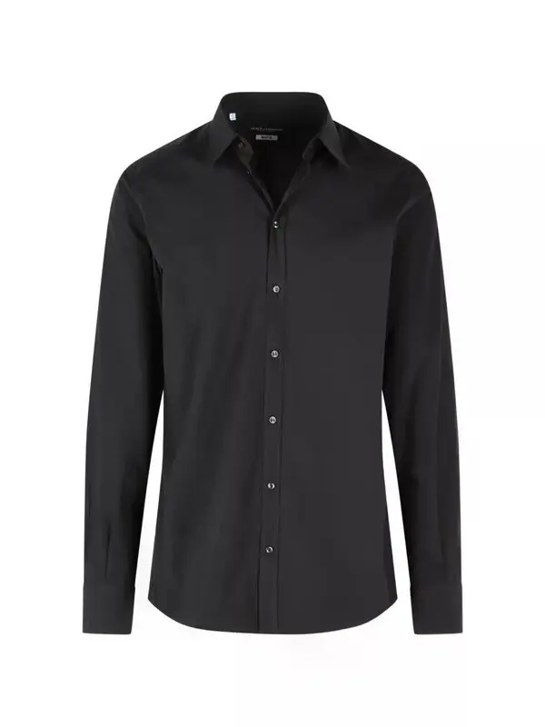 Dolce & Gabbana Pointed-collar Shirt - Black
