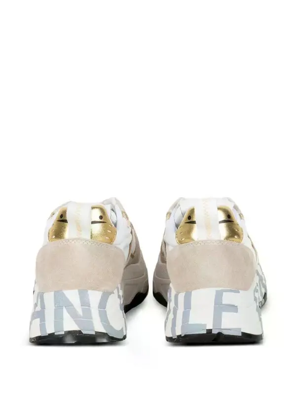 VOILE BLANCHE Platform Printed Sneakers - White
