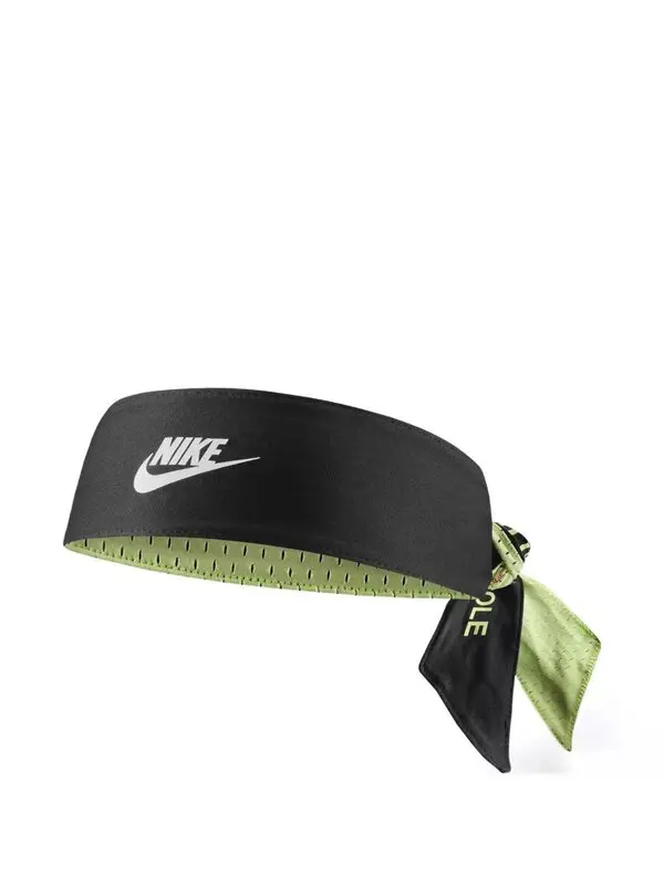 Nike Reversible Printed Head Tie - Black