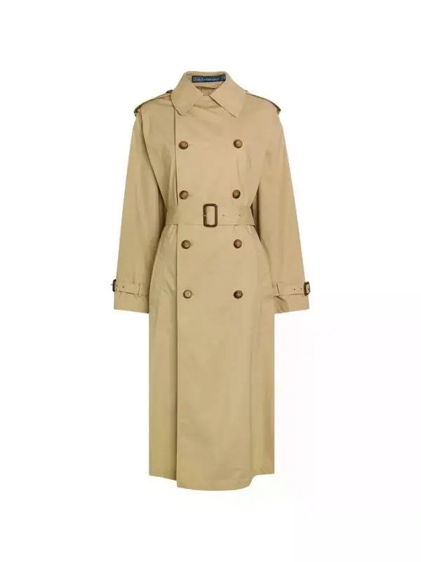 Polo Ralph Lauren Double-breasted Belted Trench Coat - Neutrals