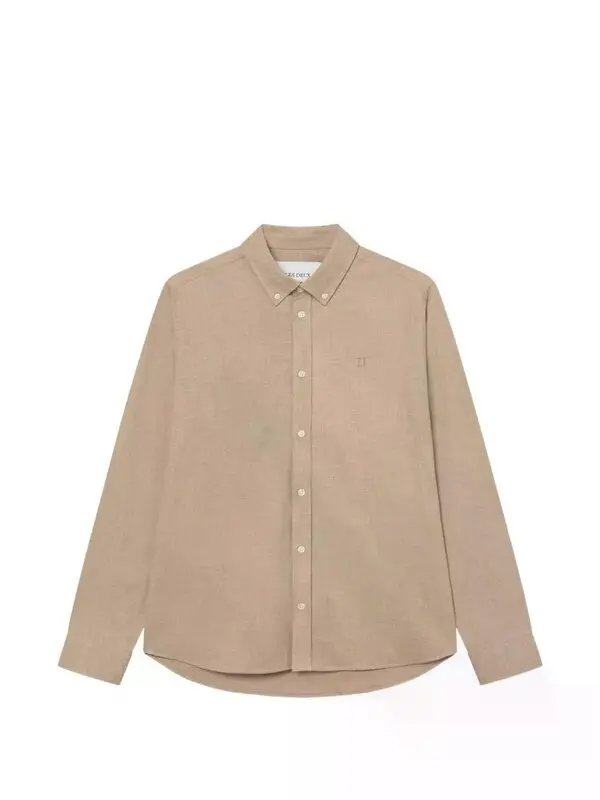 LES DEUX Desert Cotton Shirt - Brown