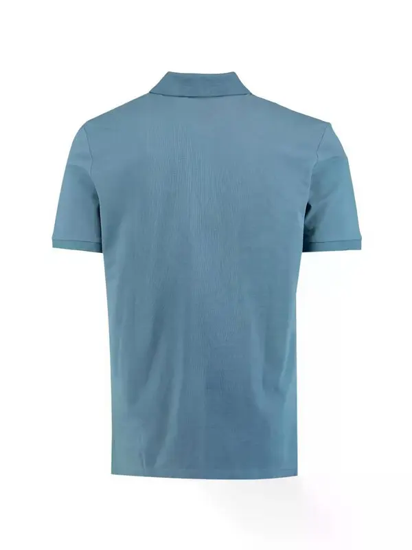 Hugo Logo-detail Polo Shirt - Blue
