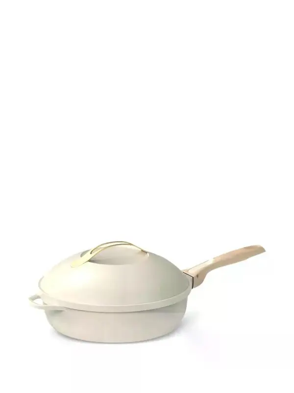 COOKUT Fabulous Handle Lid Casserole Pan - Neutrals