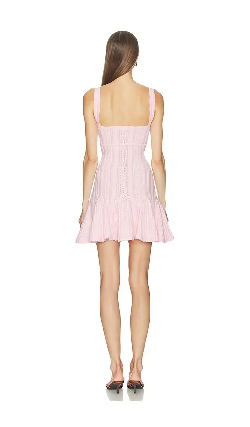 LoveShackFancy Tabatha Knit Dress - Pink