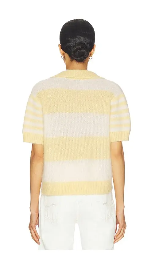 ALLSAINTS Clem Polo Tee - Lemon