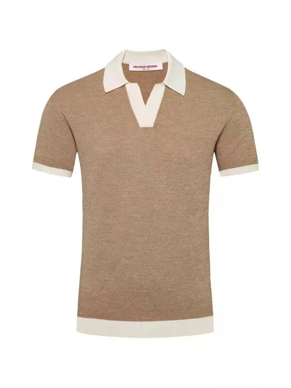Orlebar Brown Horton Contrast-trim T-shirt - Neutrals