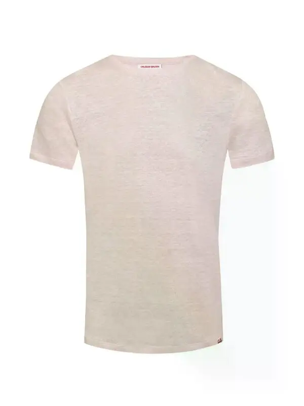Orlebar Brown Ob-t Linen T-shirt - Pink