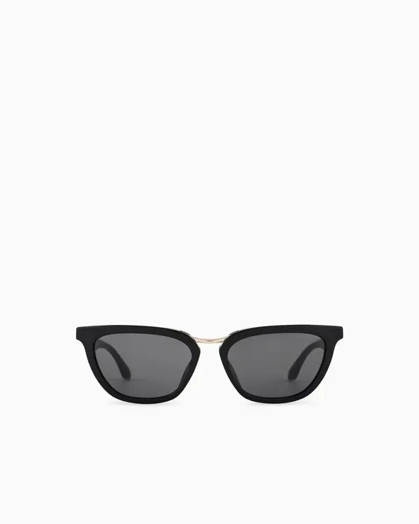 Giorgio Armani Butterfly-shaped Sunglasses - Black
