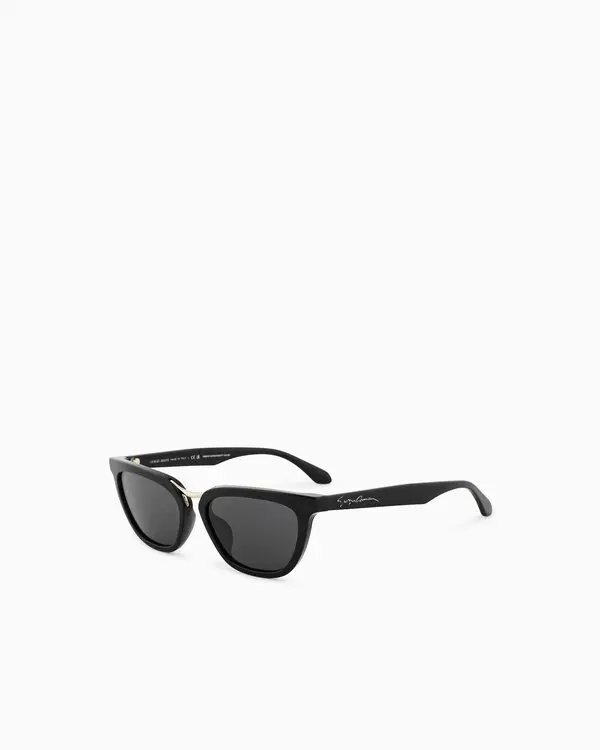 Giorgio Armani Butterfly-shaped Sunglasses - Black