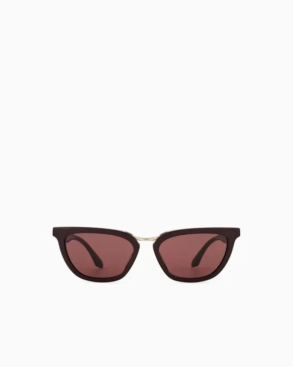 Giorgio Armani Butterfly-shaped Sunglasses - Burgundy
