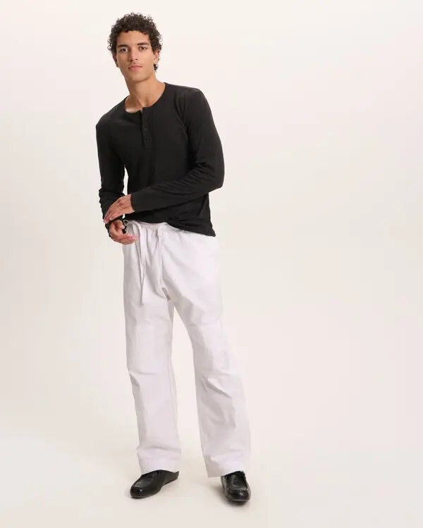 ATM Anthony Thomas Melillo Cotton Judo Pants - White