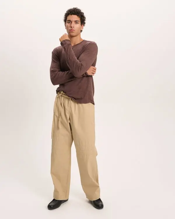 ATM Anthony Thomas Melillo Judo Pants Cotton - Khaki