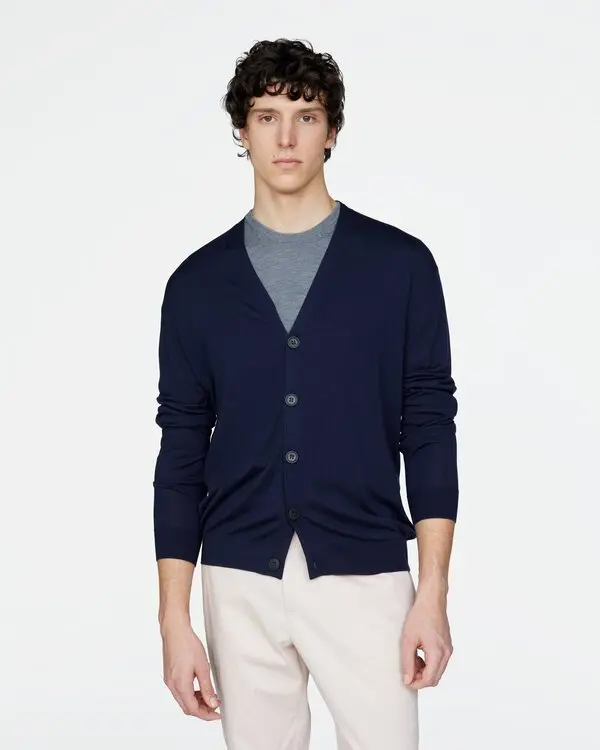 ATM Anthony Thomas Melillo Extra Fine Merino Wool Cardigan