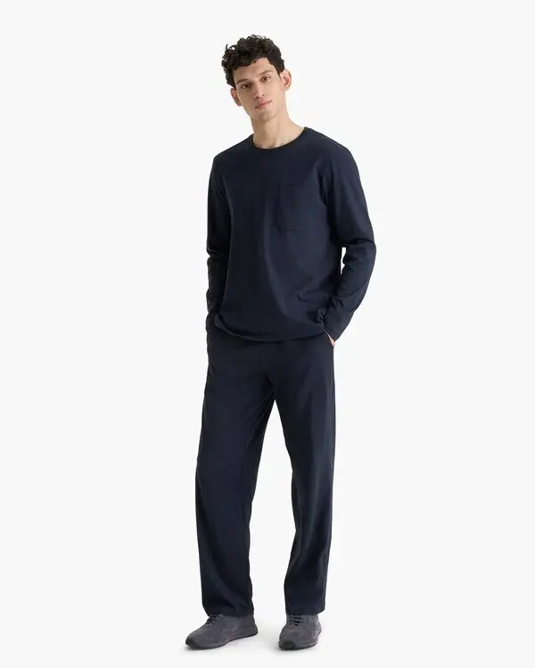 ATM Anthony Thomas Melillo Heavyweight Jersey Pull On Pant Cotton - Deep Midnight
