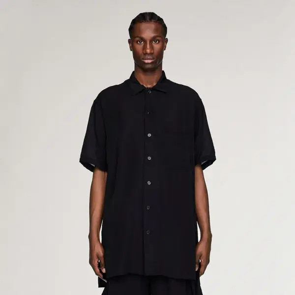 Adidas Y-3 Short Sleeve Long Shirt - Black