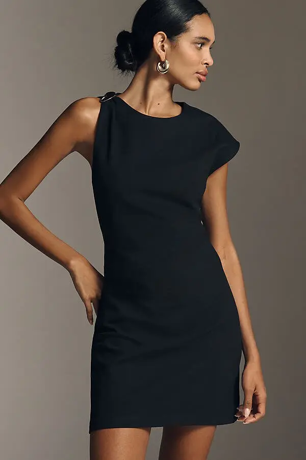 Anthropologie Asymmetric Mini Dress