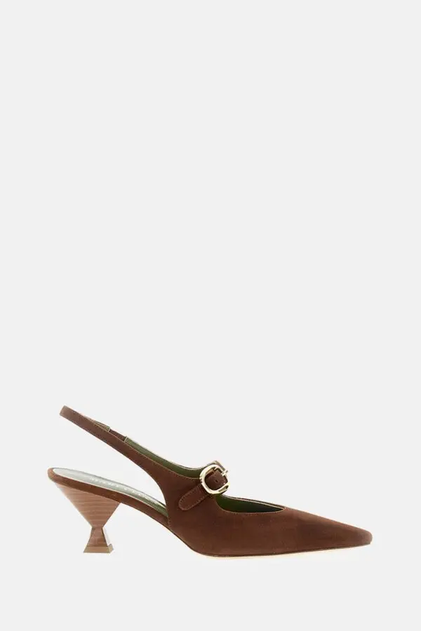 MARIA LUCA Natalia Slingback - Marrone