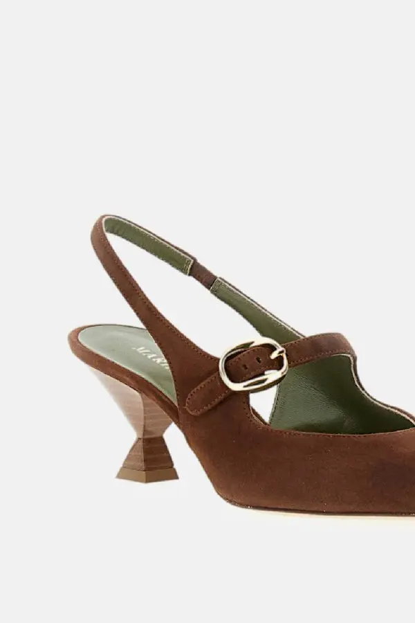 MARIA LUCA Natalia Slingback - Marrone