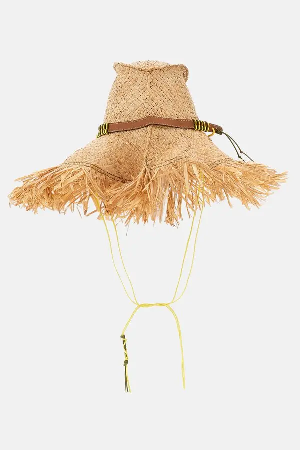 CUBA LAB Patrizia Fabri X Raffia Hat - Beige