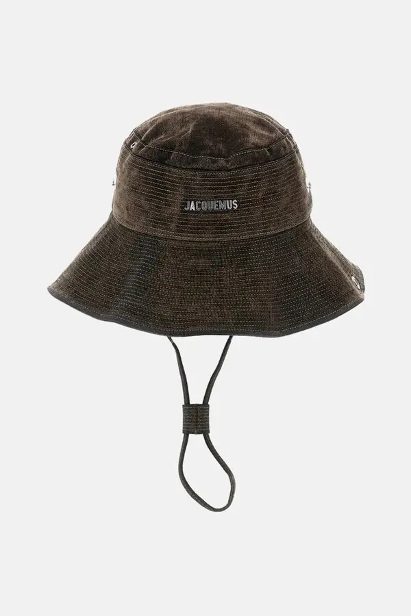 Jacquemus Le Bob De Nimes Bucket Hat - Brown