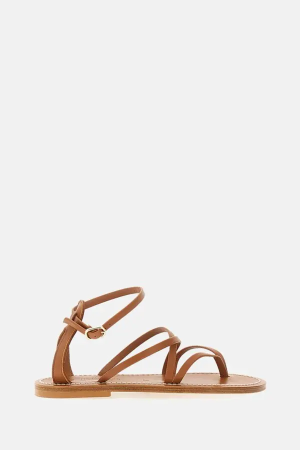 K.JACQUES Epicure Flat Sandals - Brown