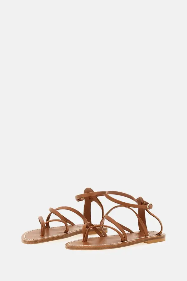 K.JACQUES Epicure Flat Sandals - Brown