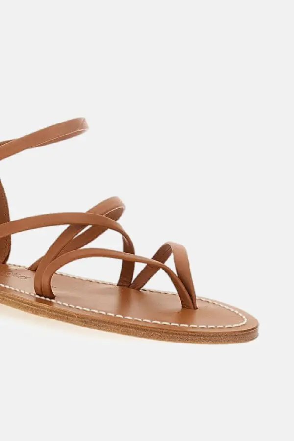 K.JACQUES Epicure Flat Sandals - Brown