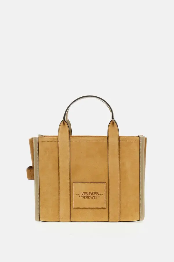 Marc Jacobs Medium Suede Tote - Beige