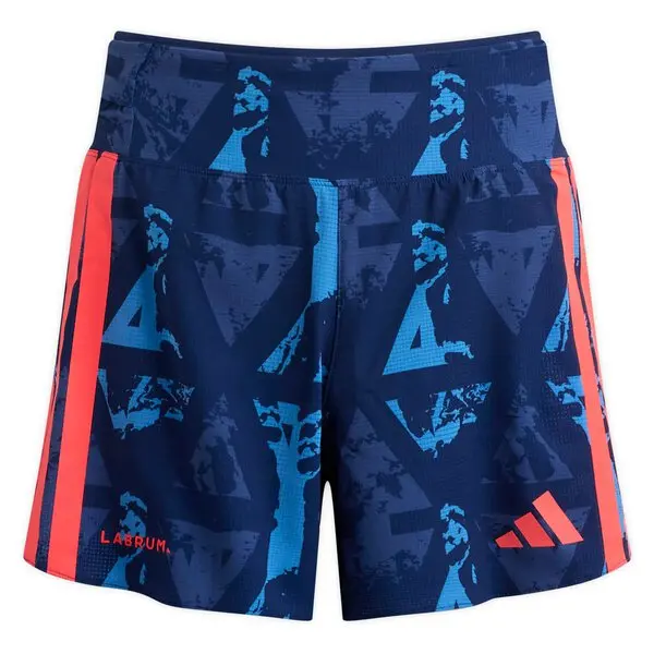 ADIDAS RUNNING Adidas X Labrum Gel Shorts - Dark Blue Lucid Red