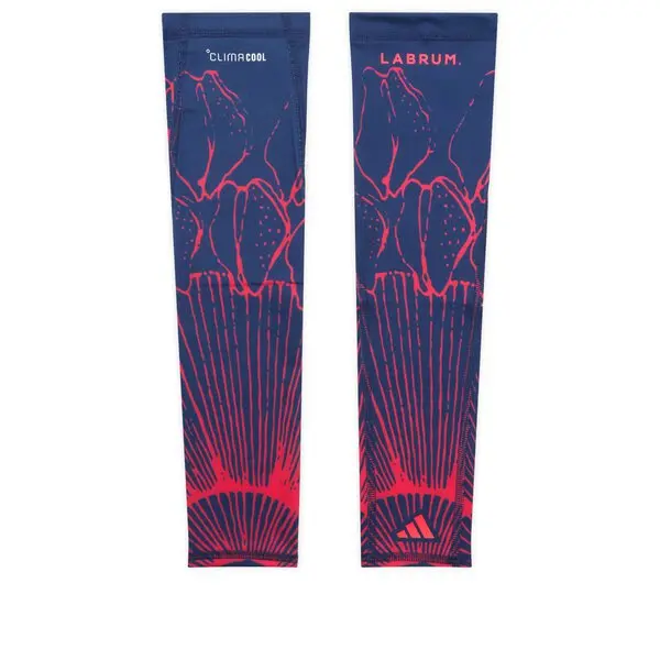 ADIDAS RUNNING Adidas X Labrum Arm Sleeves - Dark Blue Lucid Red