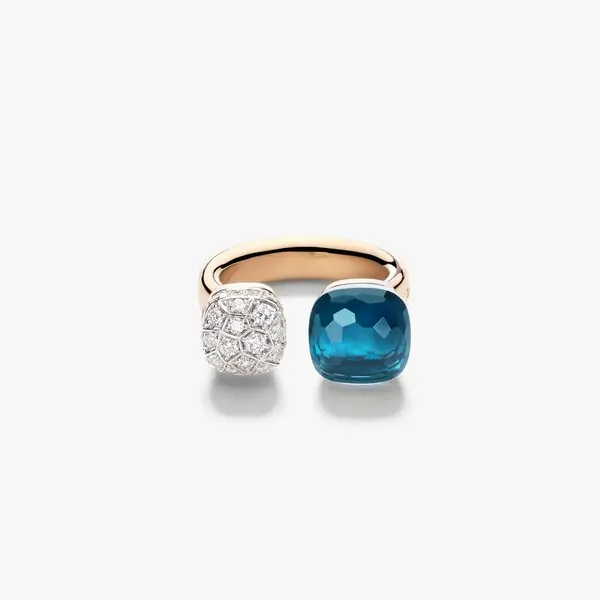 Pomellato Nudo Toi Et Moi Ring - Blue