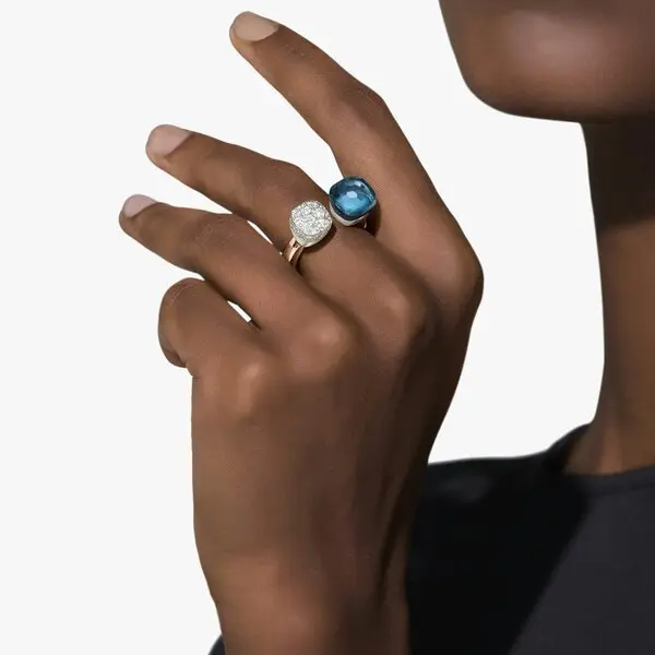 Pomellato Nudo Toi Et Moi Ring - Blue