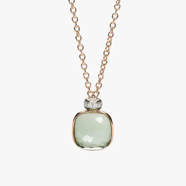 Pomellato Nudo Classic Prasiolite Pendant Necklace - Green