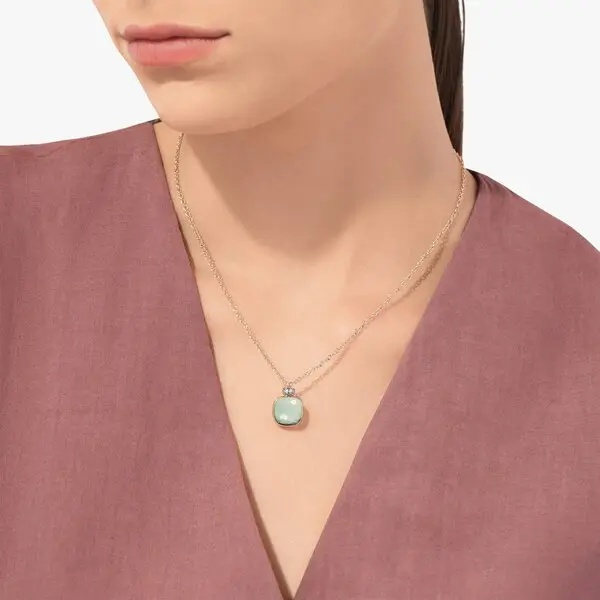 Pomellato Nudo Classic Prasiolite Pendant Necklace - Green