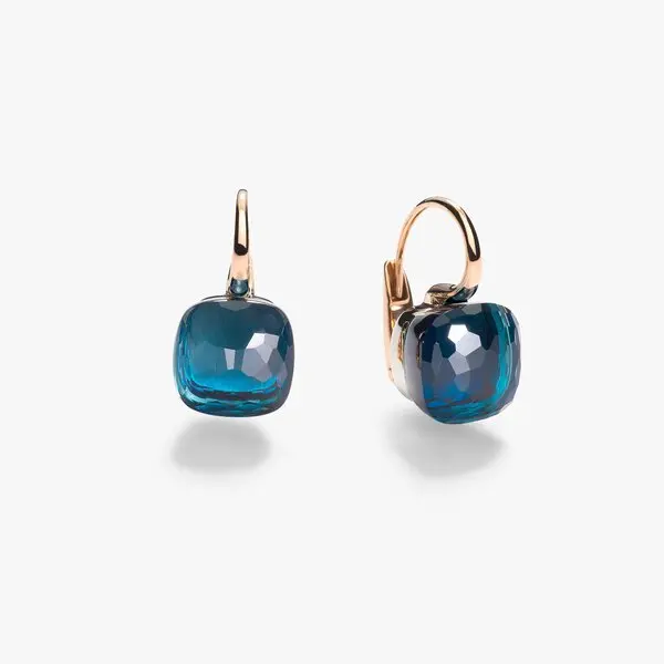 Pomellato Nudo Classic Stone Drop Earrings - Blue