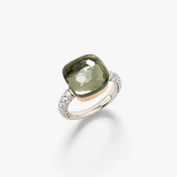 Pomellato Nudo Maxi Diamond Ring - Green