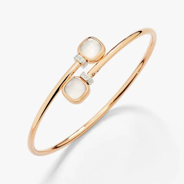 Pomellato Nudo Mini Bangle - White
