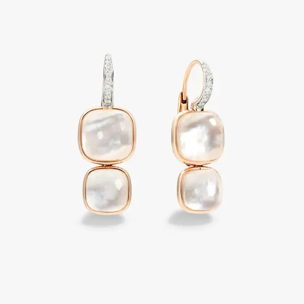 Pomellato Nudo Drop Earrings - White